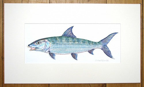 Bonefish original painting — Richard Bramble Store