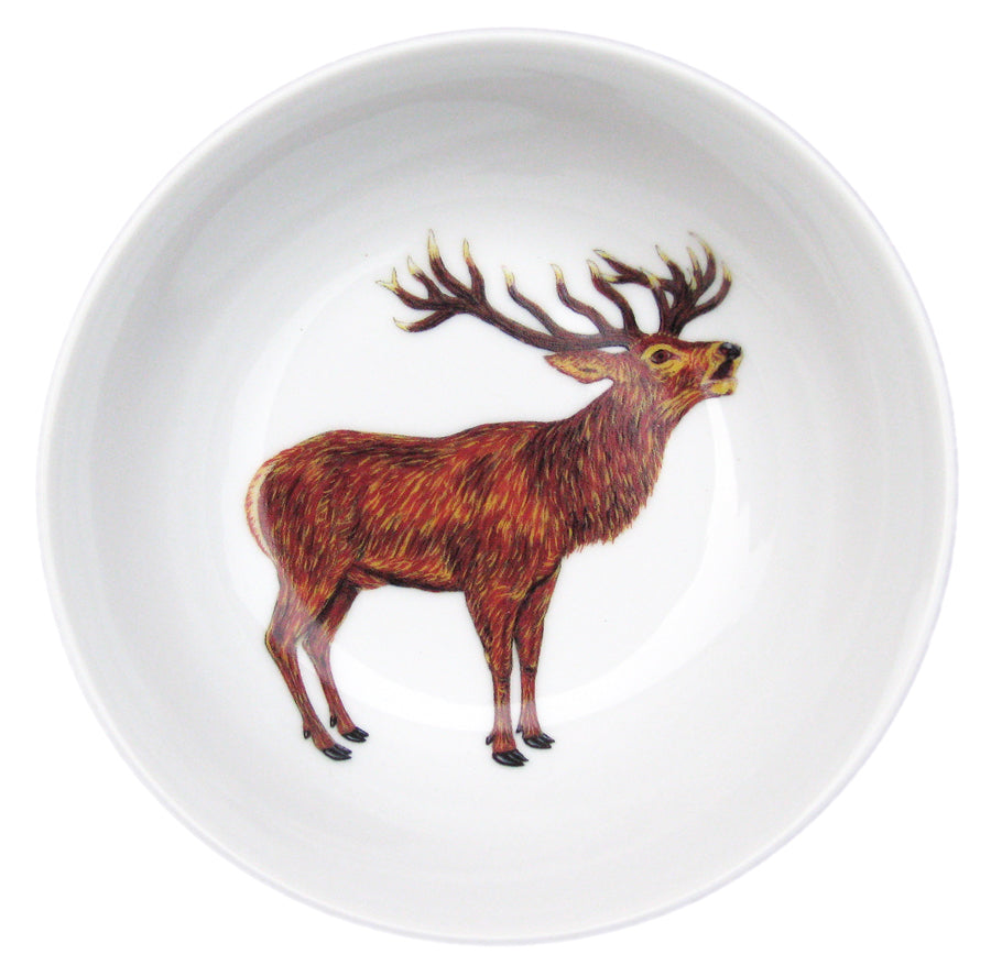 Stag Roaring 13cm Bowl | Richard Bramble — Richard Bramble Store
