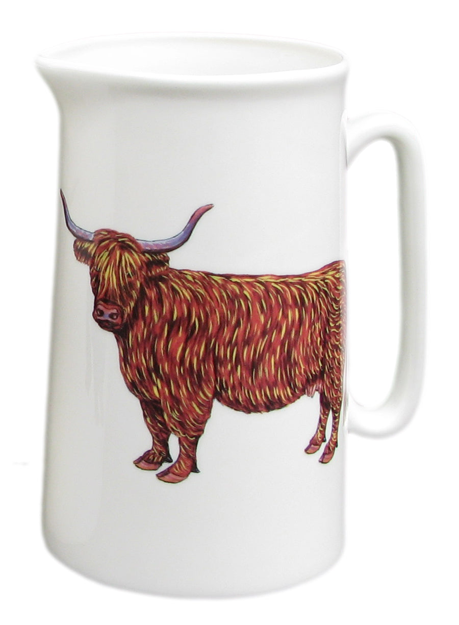Highland Cow 1 Pint Jug | Richard Bramble — Richard Bramble Store