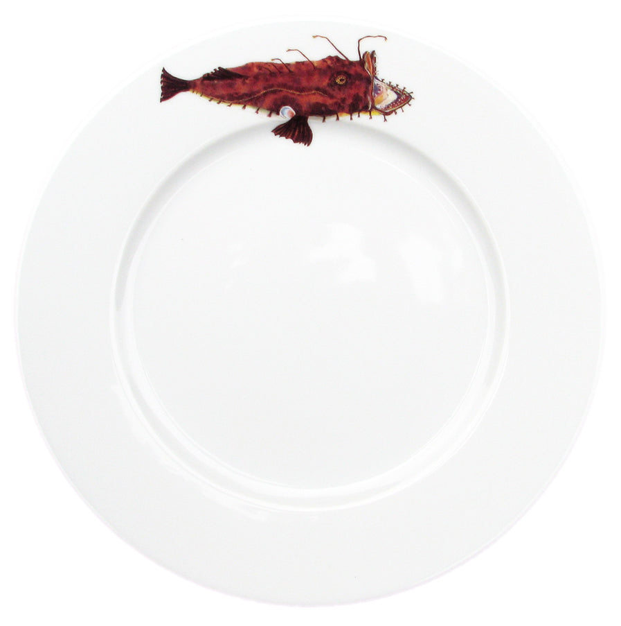 Monkfish 26cm Flat Rimmed Plate | Richard Bramble — Richard Bramble Store