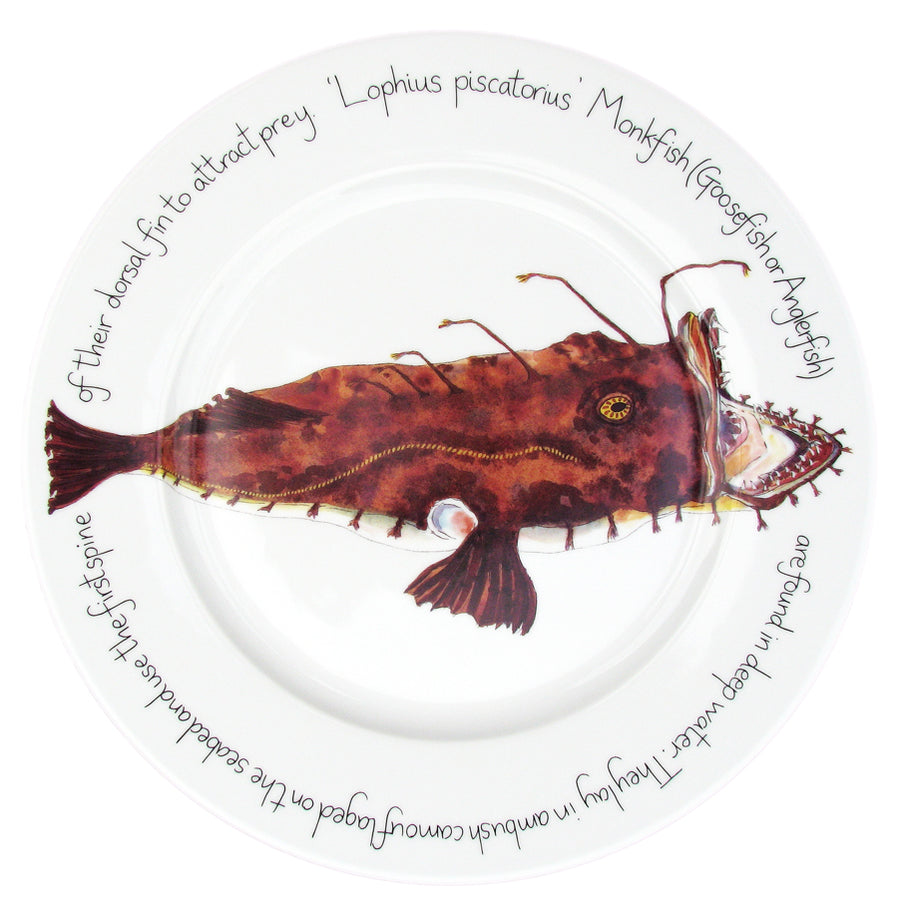 Monkfish 30cm Plate | Richard Bramble — Richard Bramble Store