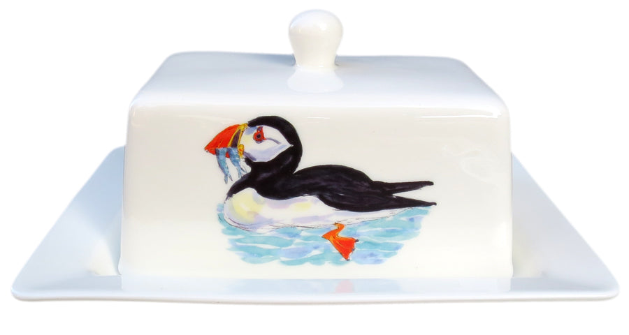 Puffin Butter Dish | Richard Bramble — Richard Bramble Store