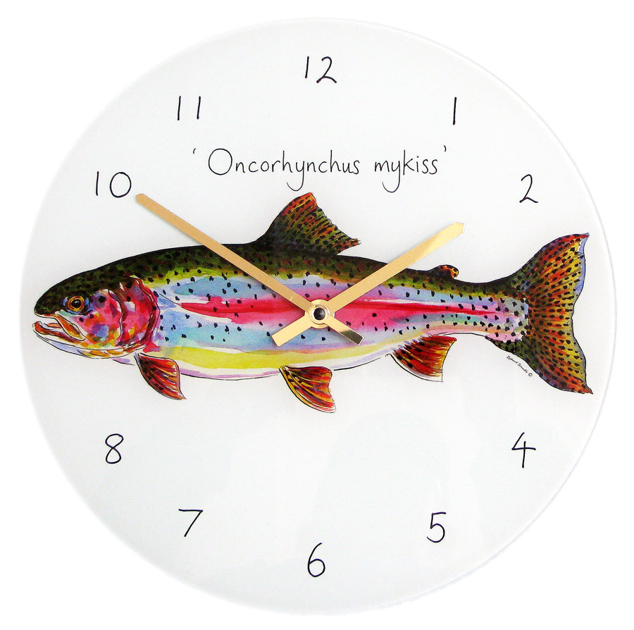 Rainbow Trout 30cm Clock — Richard Bramble Store