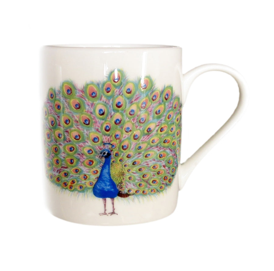 Peacock Small Mug | Richard Bramble — Richard Bramble Store