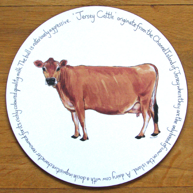Jersey Cow Tablemat | Richard Bramble — Richard Bramble Store