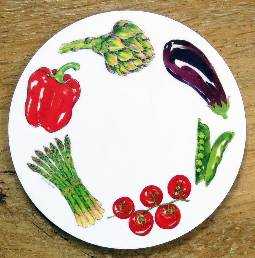 Vegetables Coaster | Richard Bramble — Richard Bramble Store